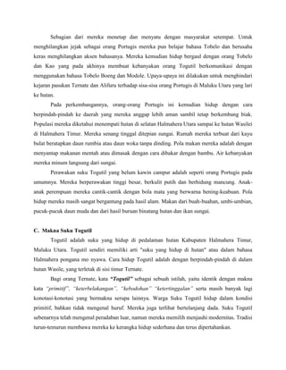 Makalah suku togutil | DOCX