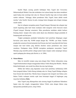Makalah suku togutil | DOCX