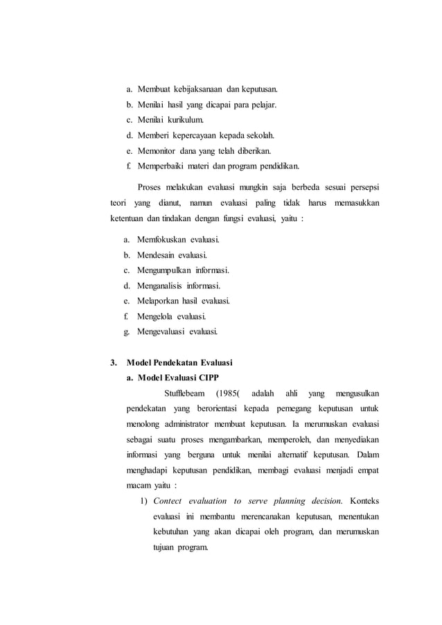 Makalah supervisi dan evaluasi | DOCX