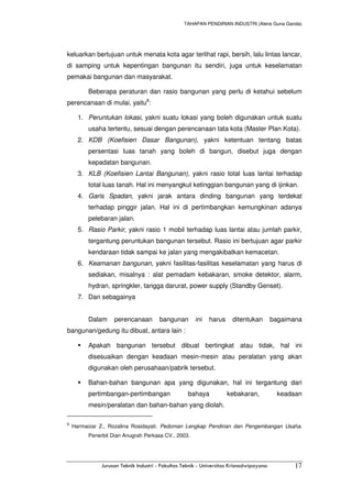 Makalah tahapan pendirian industri | PDF