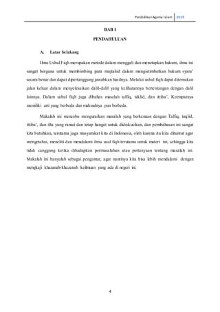 Makalah taqlid | DOCX