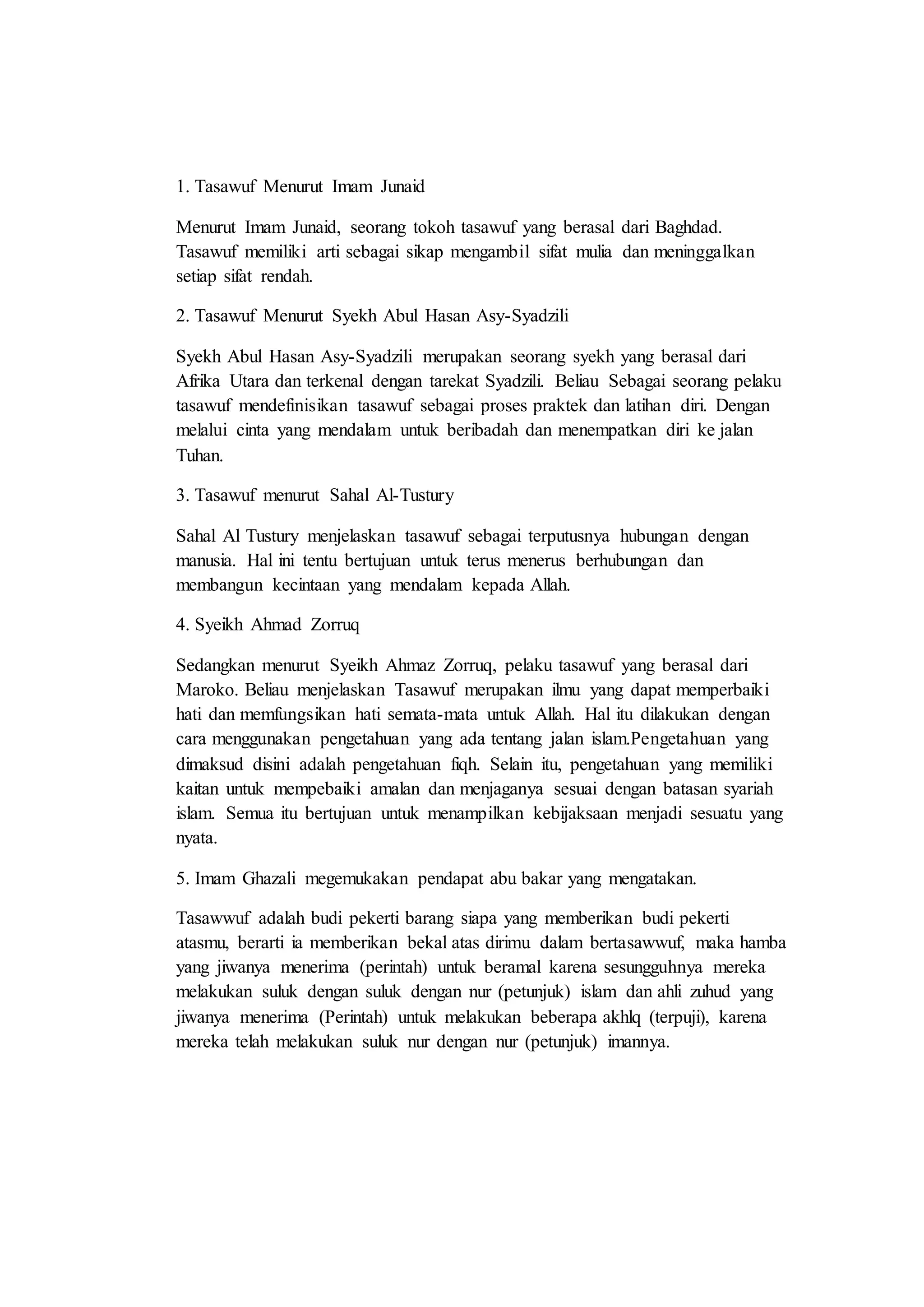 Makalah tasawuf | DOCX