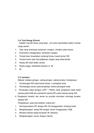 Makalah tata ruang komputer | DOCX