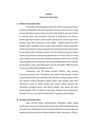 Makalah tb paru analisis | PDF
