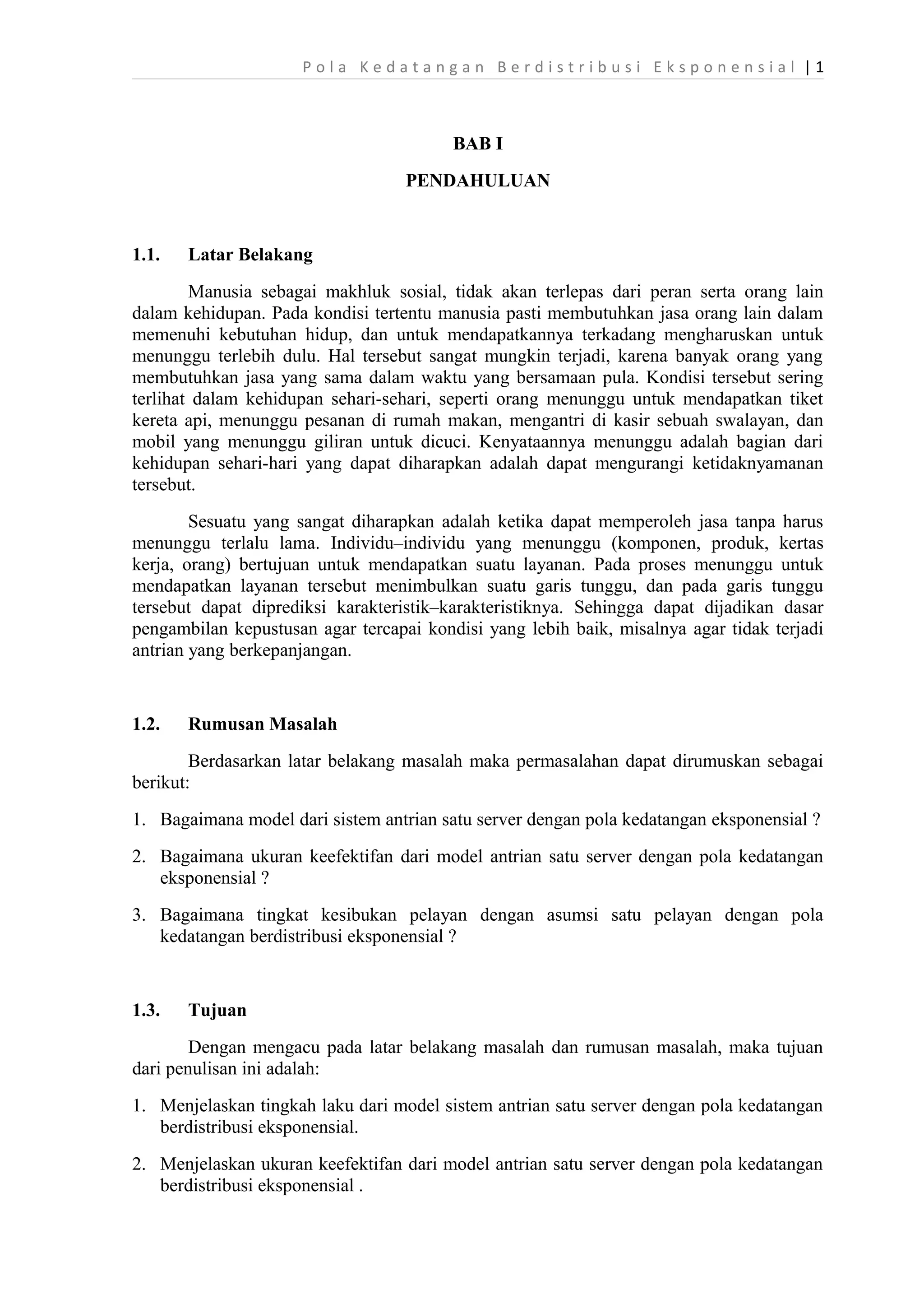 Makalah teknik simulasi dan pemodelan | PDF