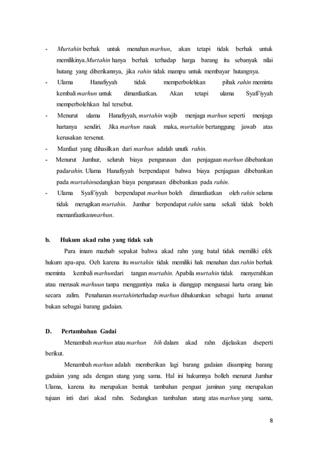 Makalah tentang ar rahn | DOCX
