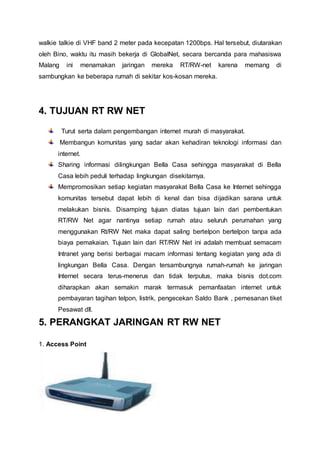 Jaringan RT/RW Net | DOCX