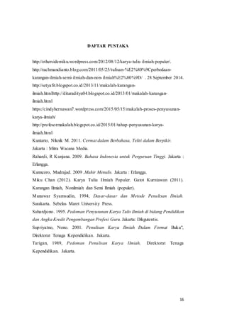 Karangan Ilmiah | DOCX