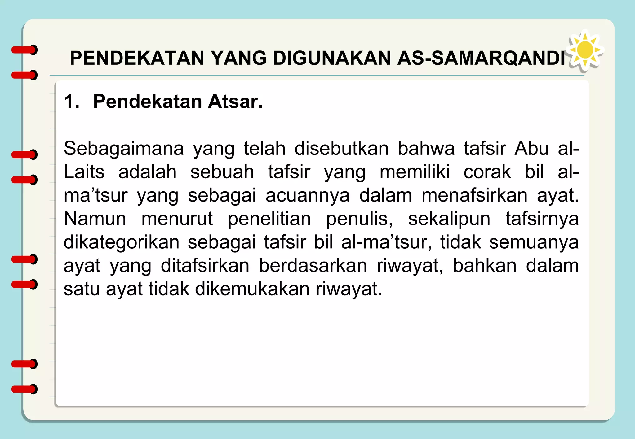 MAKALAH TENTANG KITAB AL- SAMARQANDI ( BAHRUL ULUM).pptx