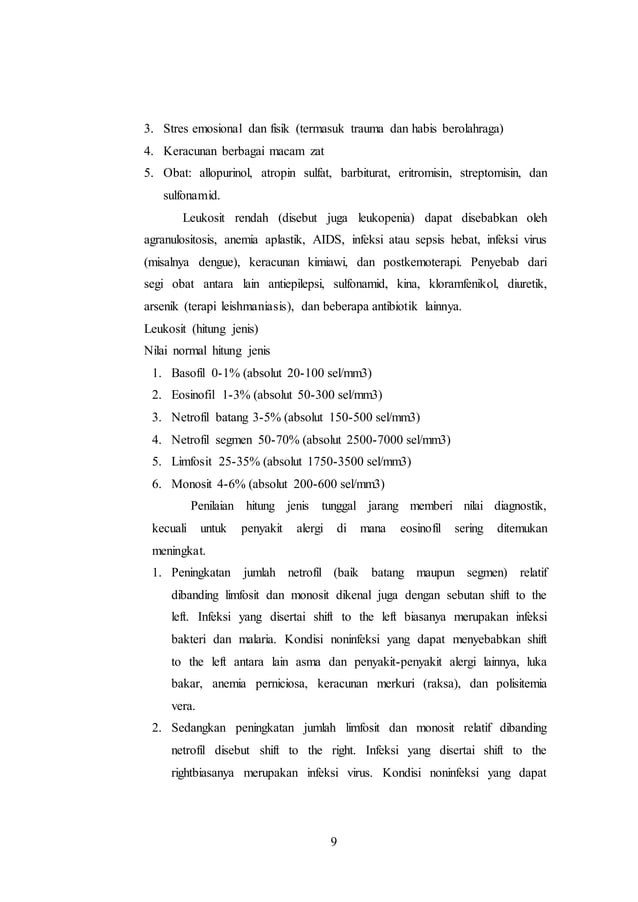 Makalah tentang pemeriksaan laboratorium klinik | DOCX