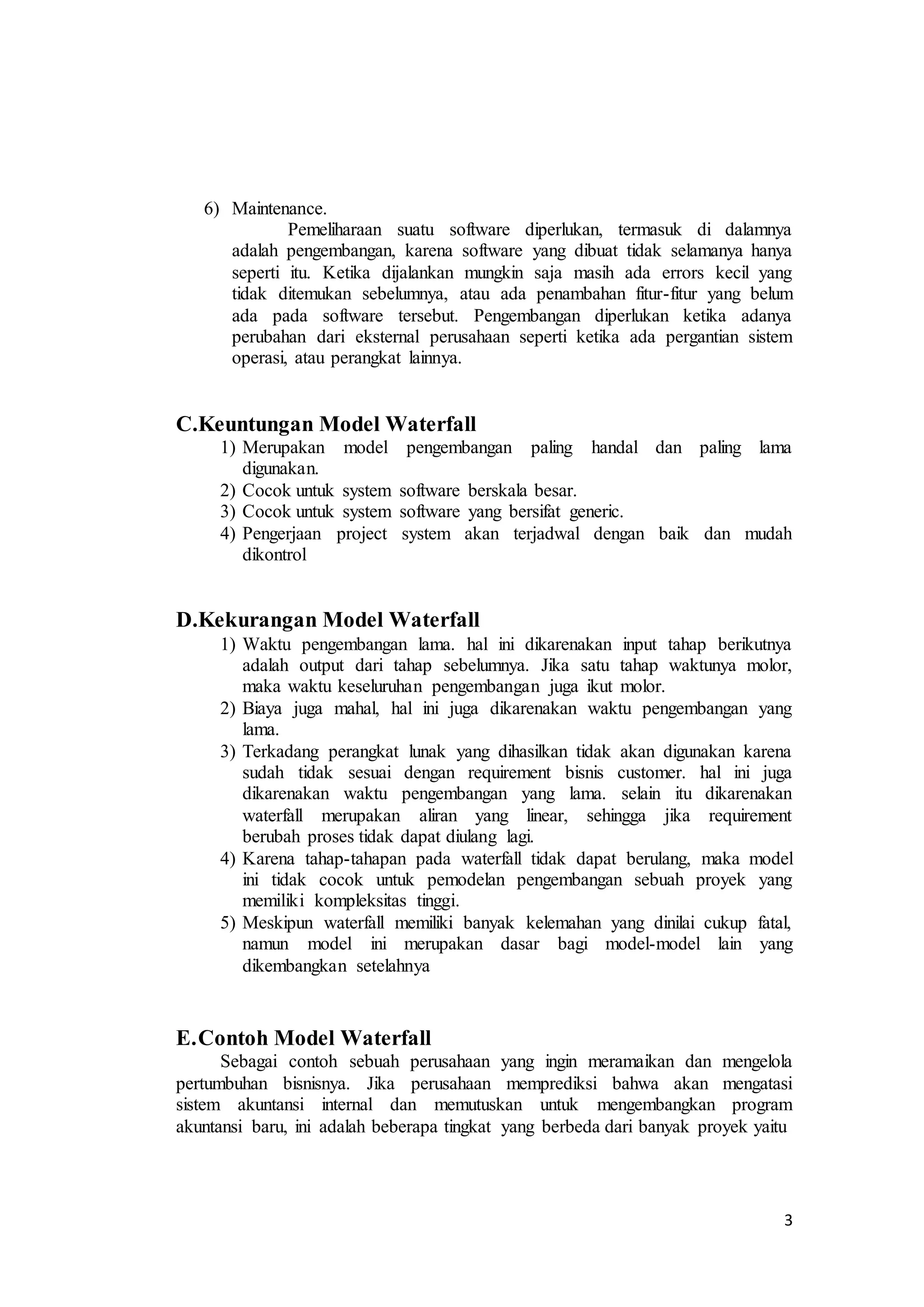 Makalah tentang waterfall | DOCX