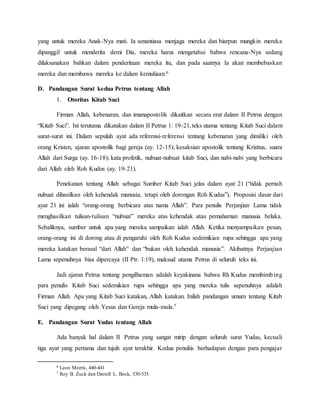 Makalah Teologi perjanjian baru, allah | DOCX