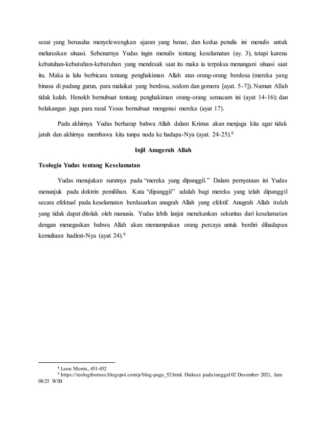 Makalah Teologi perjanjian baru, allah | DOCX