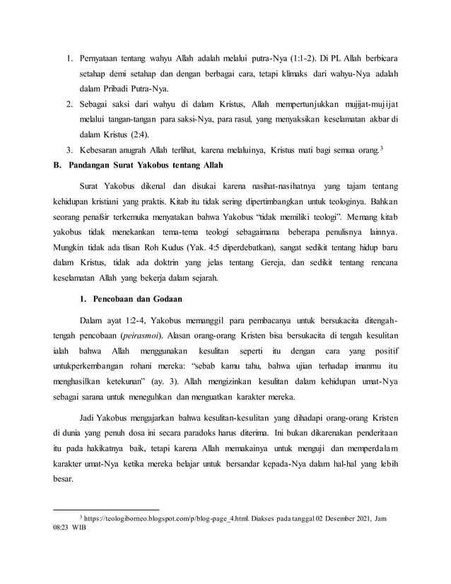 Makalah Teologi perjanjian baru, allah | DOCX