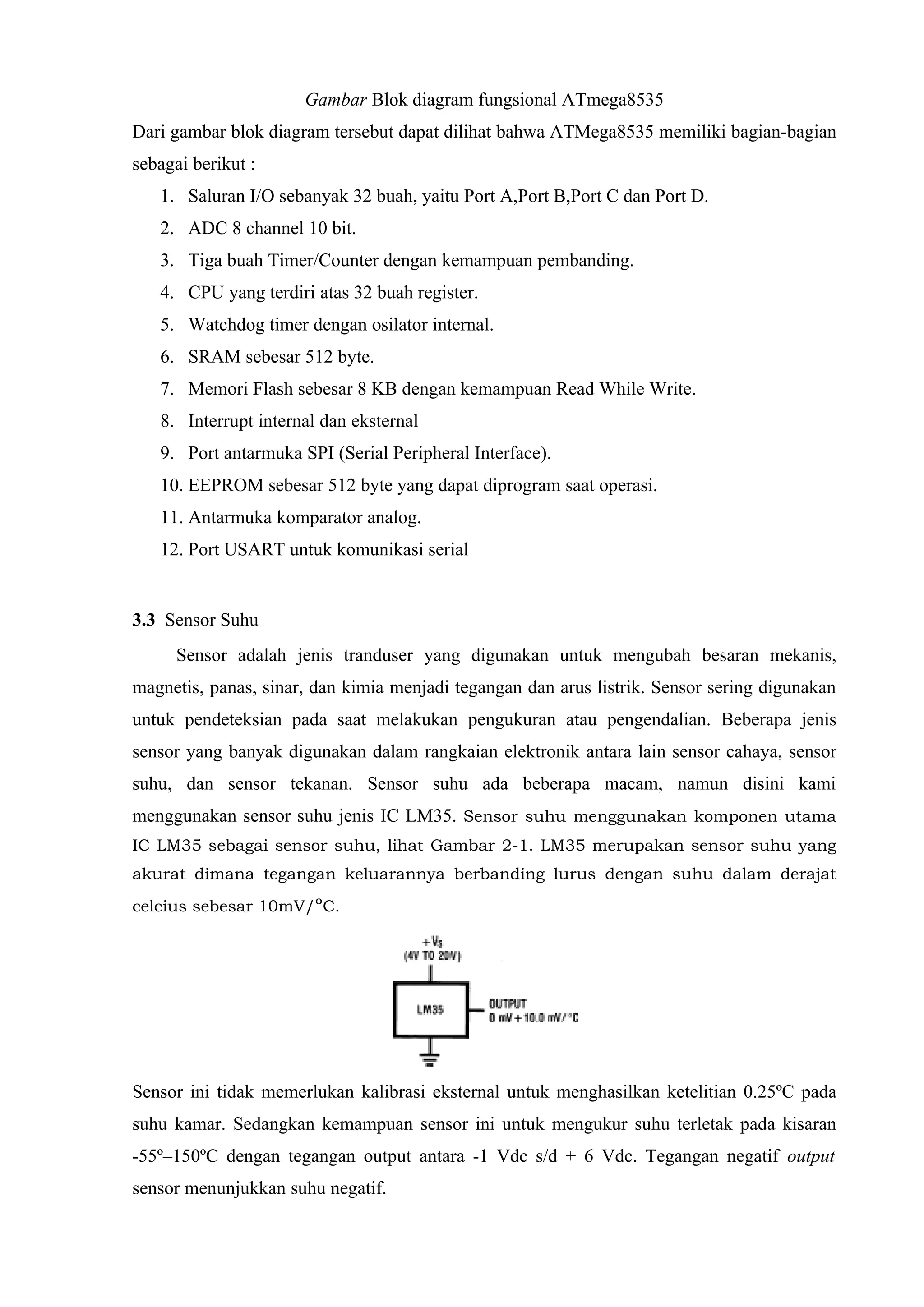 sensor suhu LM35 | DOC