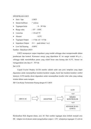 sensor suhu LM35 | DOC
