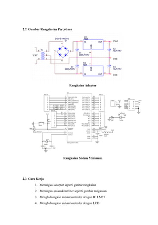 sensor suhu LM35 | DOC