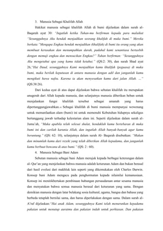 Teologi Pendidikan: Kewajiban Manusia dan Implikasinya Pada Pendidikan Islam | PDF