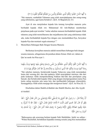 Teologi Pendidikan: Kewajiban Manusia dan Implikasinya Pada Pendidikan Islam | PDF