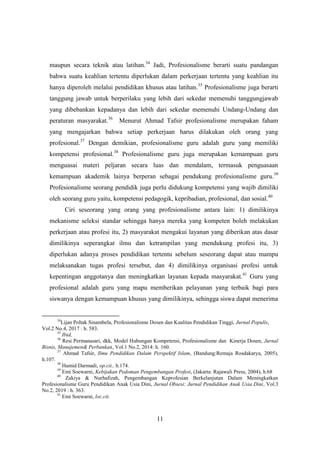 Makalah Kompetensi dan Profesionalisme Guru | PDF