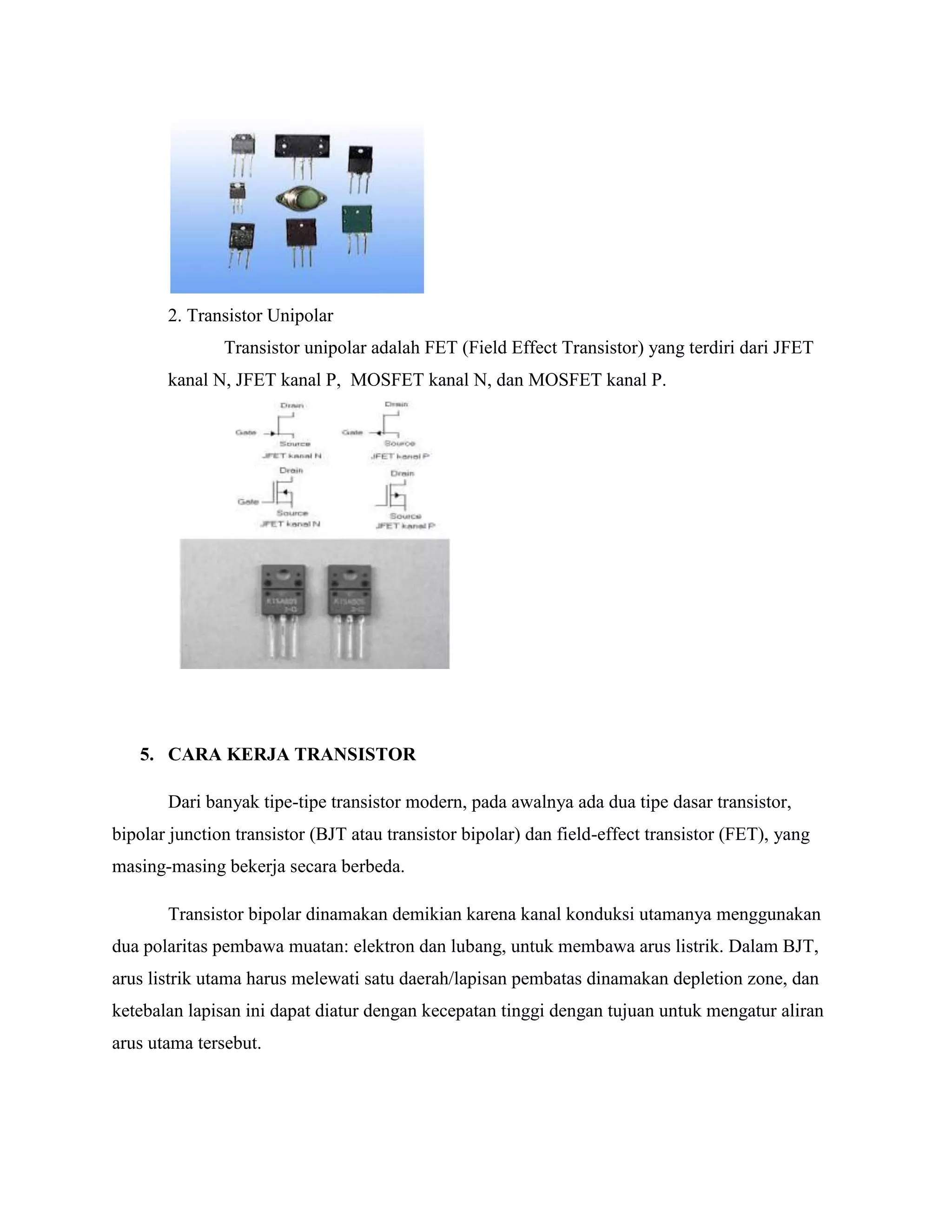 Makalah transistor | DOCX