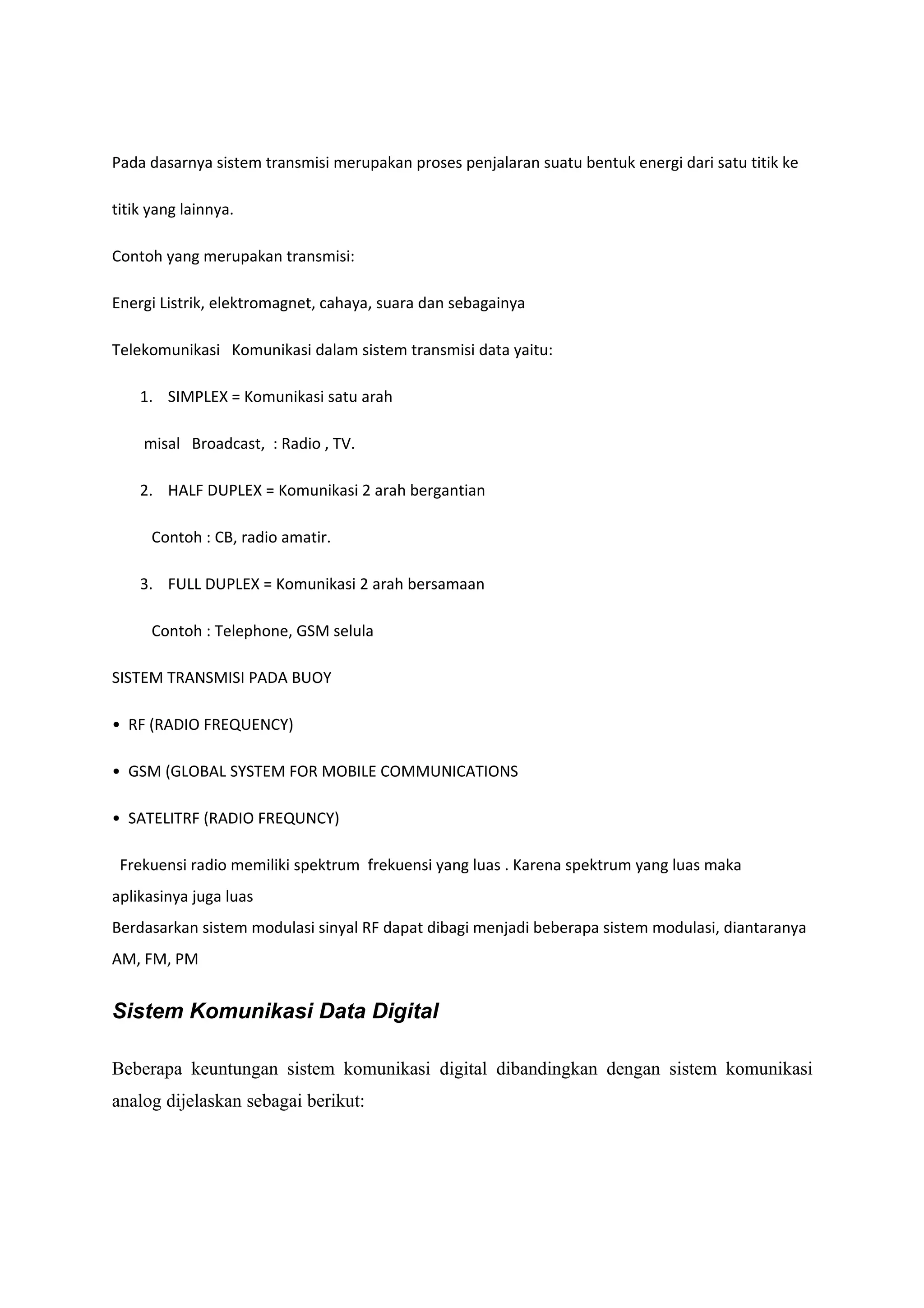 Makalah transmisi data | DOC