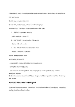Makalah transmisi data | DOC
