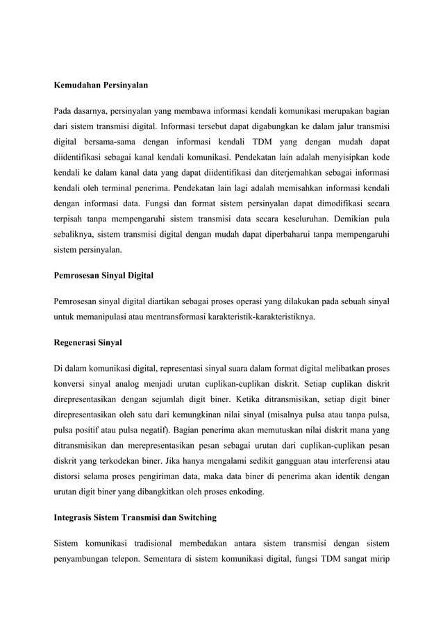 Makalah transmisi data | DOC