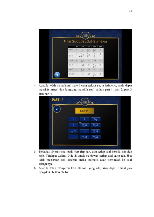 Makalah trigonometri kuis | PDF