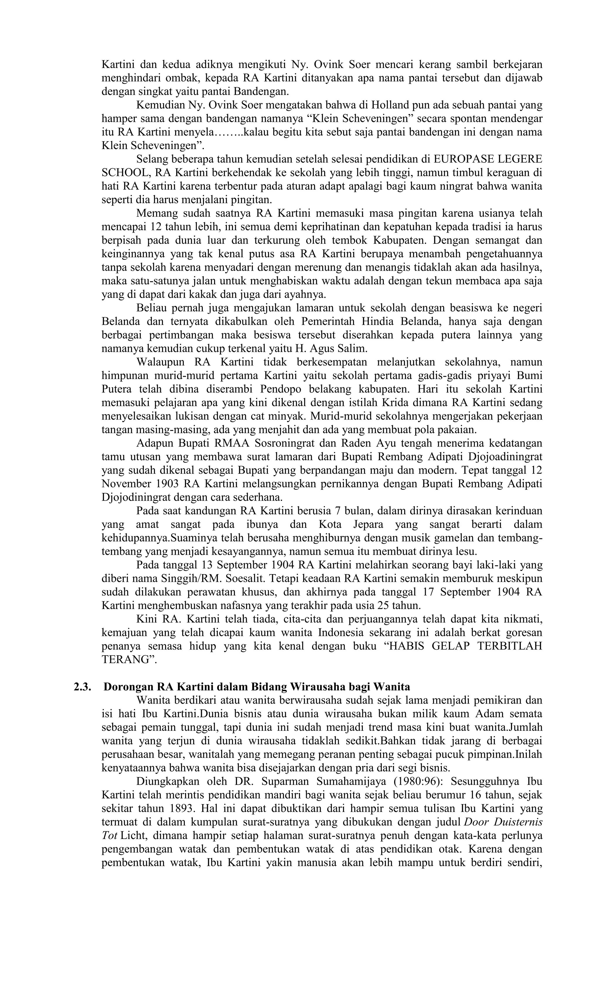 Makalah - R. A. Kartini | DOCX