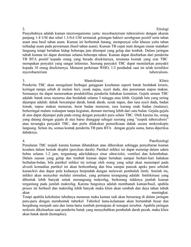 Makalah tuberculosis | DOCX