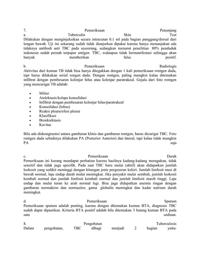 Makalah tuberculosis | DOCX