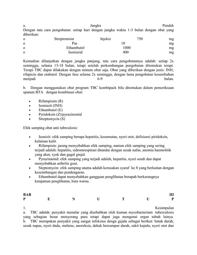 Makalah tuberculosis | DOCX