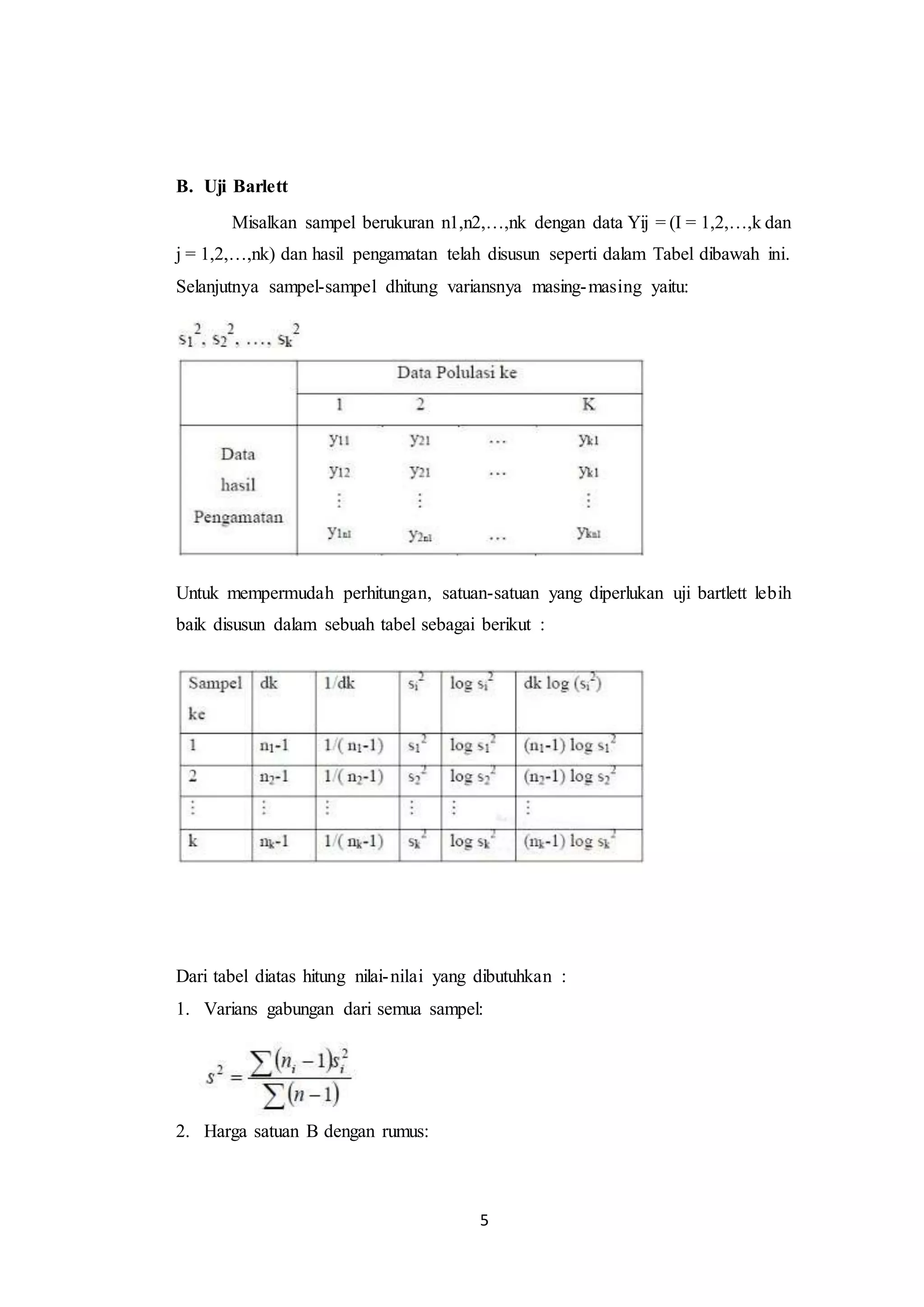 Statistika Uji Homogenitas (Uji Fmax, Uji Barlett, dan Uji Runs) | PDF Statistika Uji Homogenitas (Uji Fmax, Uji Barlett, dan Uji Runs) | PDF
