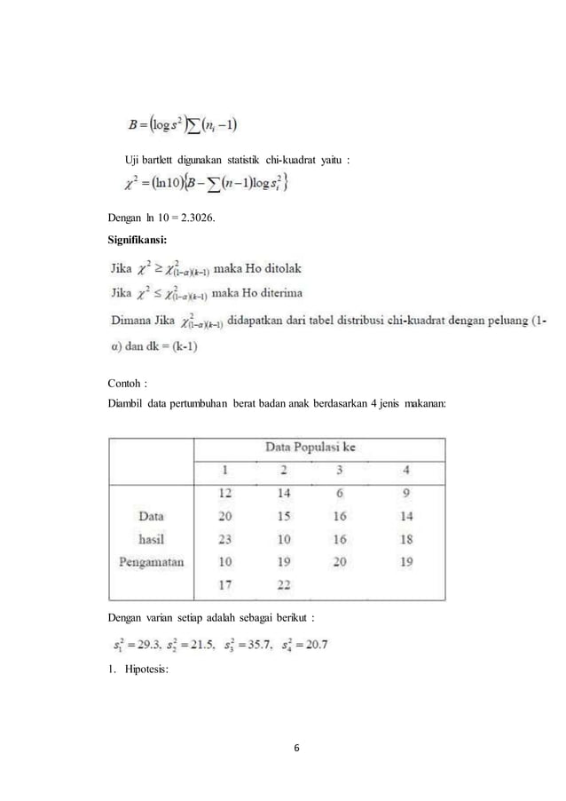Statistika Uji Homogenitas (Uji Fmax, Uji Barlett, dan Uji Runs) | DOCX Statistika Uji Homogenitas (Uji Fmax, Uji Barlett, dan Uji Runs) | DOCX