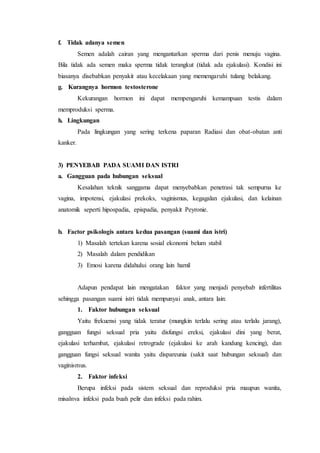 askep infertilisasi | PDF