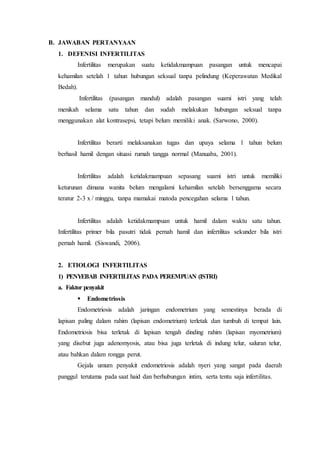 askep infertilisasi | PDF