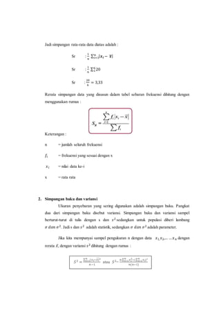 Makalah ukuran penyebaran | DOCX
