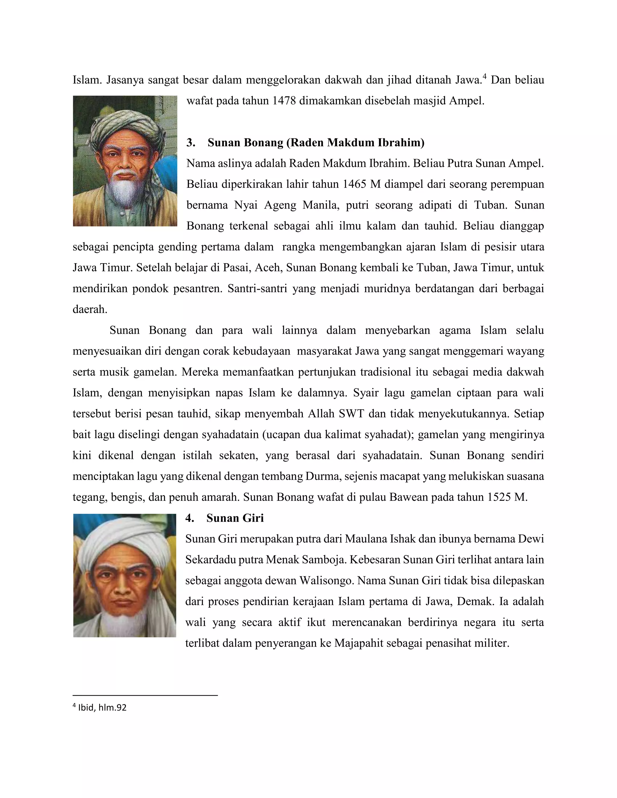 MAKALAH ULAMA ISLAM - “WALI SONGO PENYEBAR ISLAM”.docx