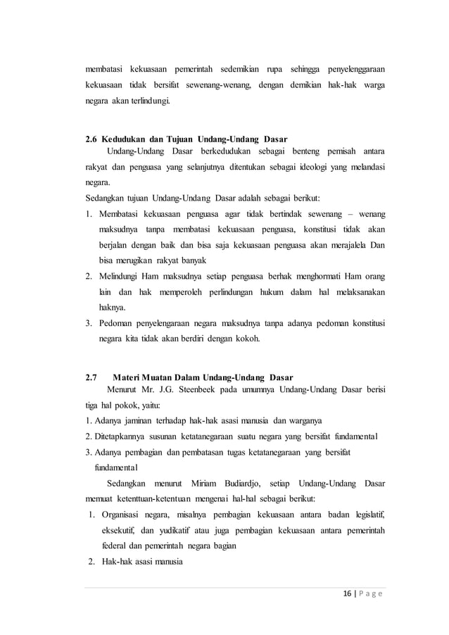 Makalah Uud 1945 Sebagai Konstitusi Negara Pdf 