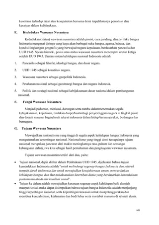 Makalah wawasan nusantara | DOCX