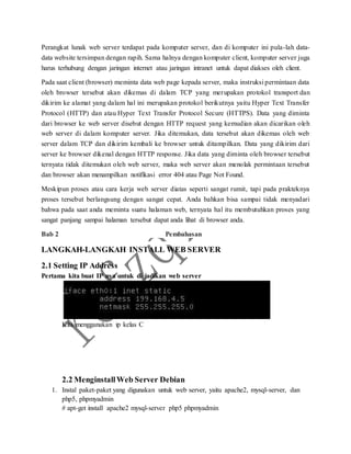 Makalah web server debian 6 - refzqi | DOCX