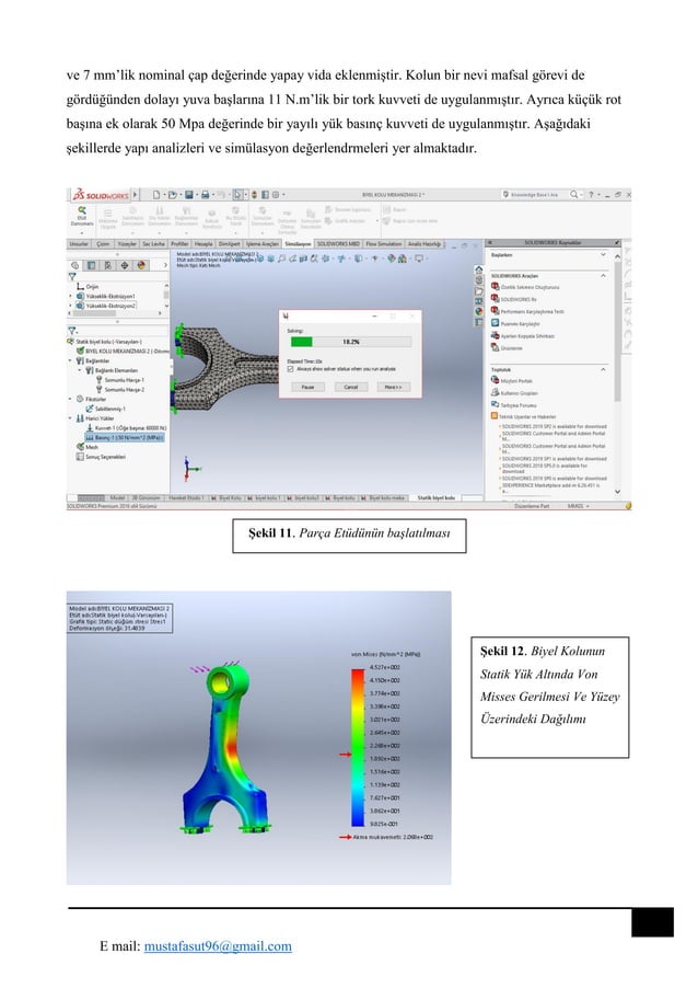 Connecting Rod FEA | PDF