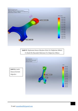 Connecting Rod FEA | PDF