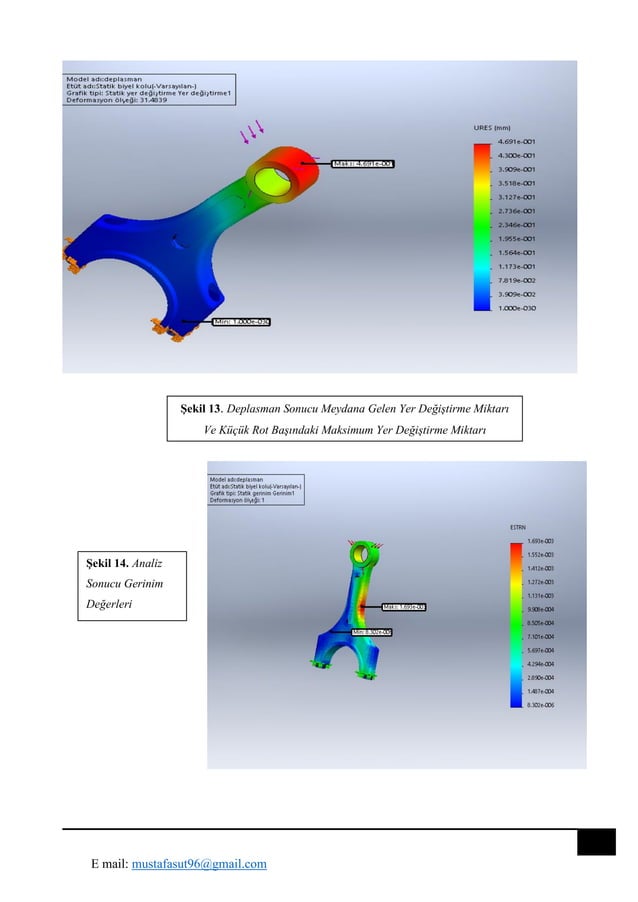 Connecting Rod FEA | PDF