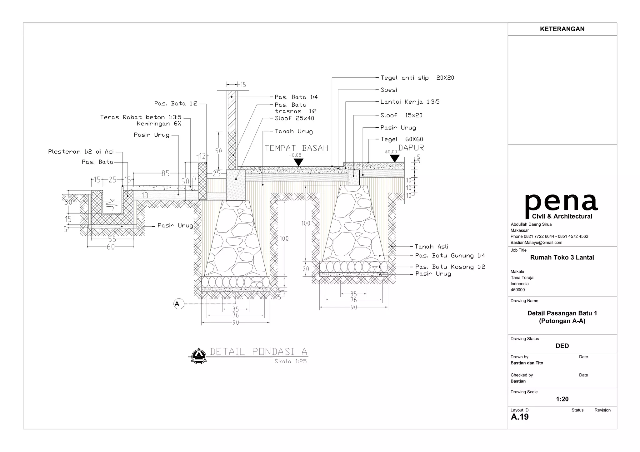 ded rumah 3 lantai | PDF