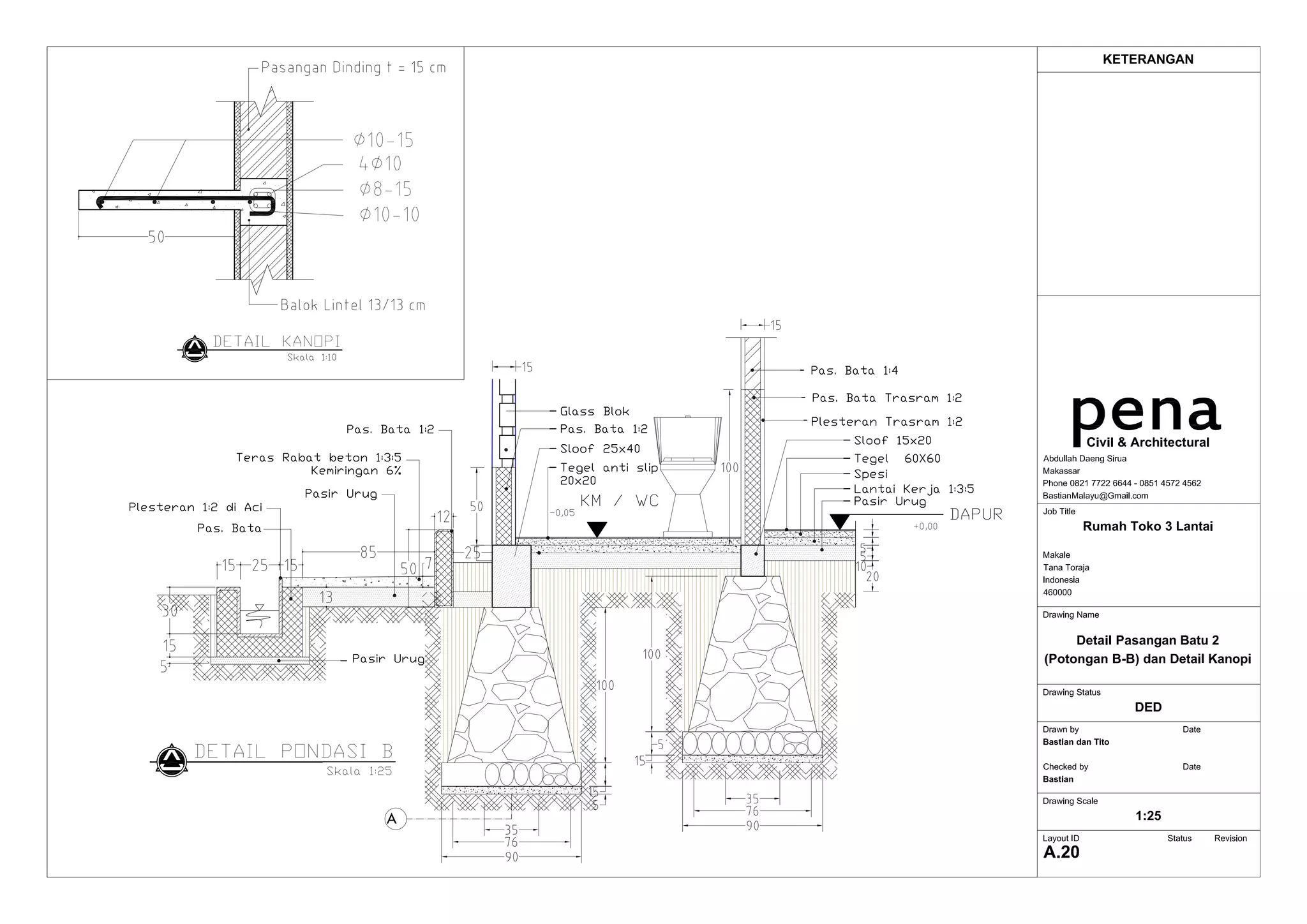 ded rumah 3 lantai | PDF