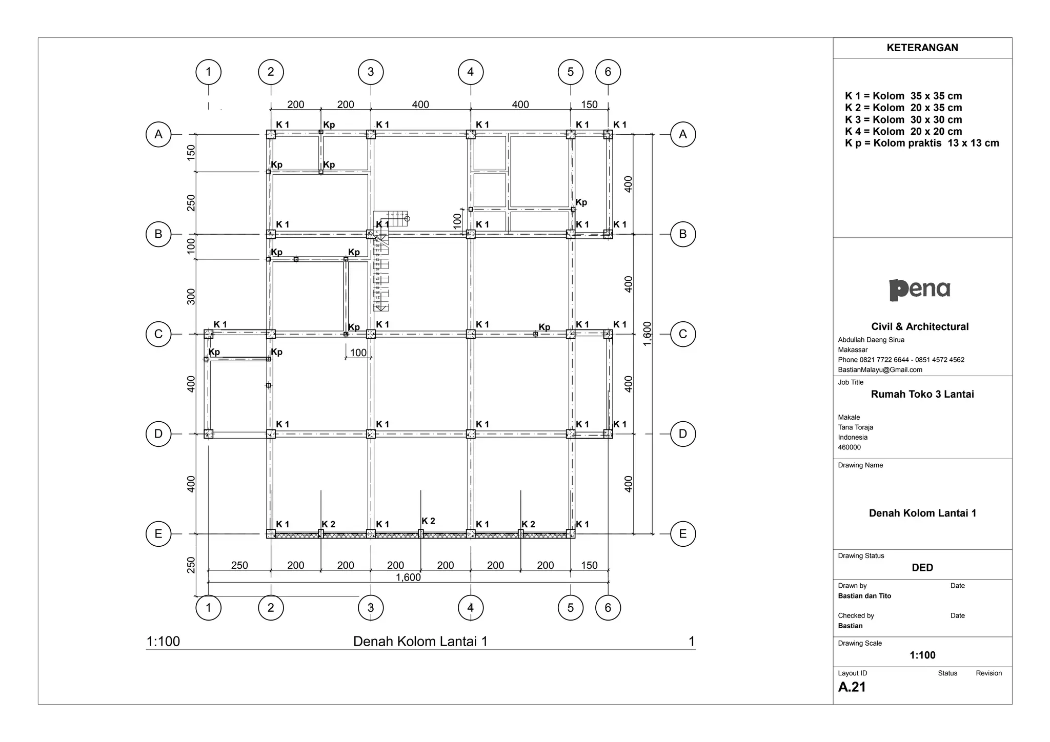ded rumah 3 lantai | PDF