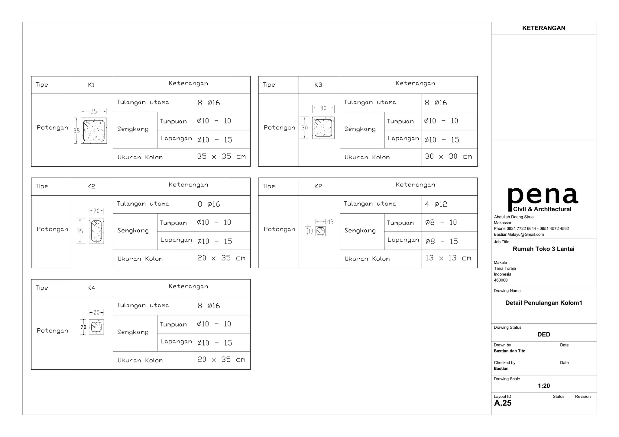 ded rumah 3 lantai | PDF
