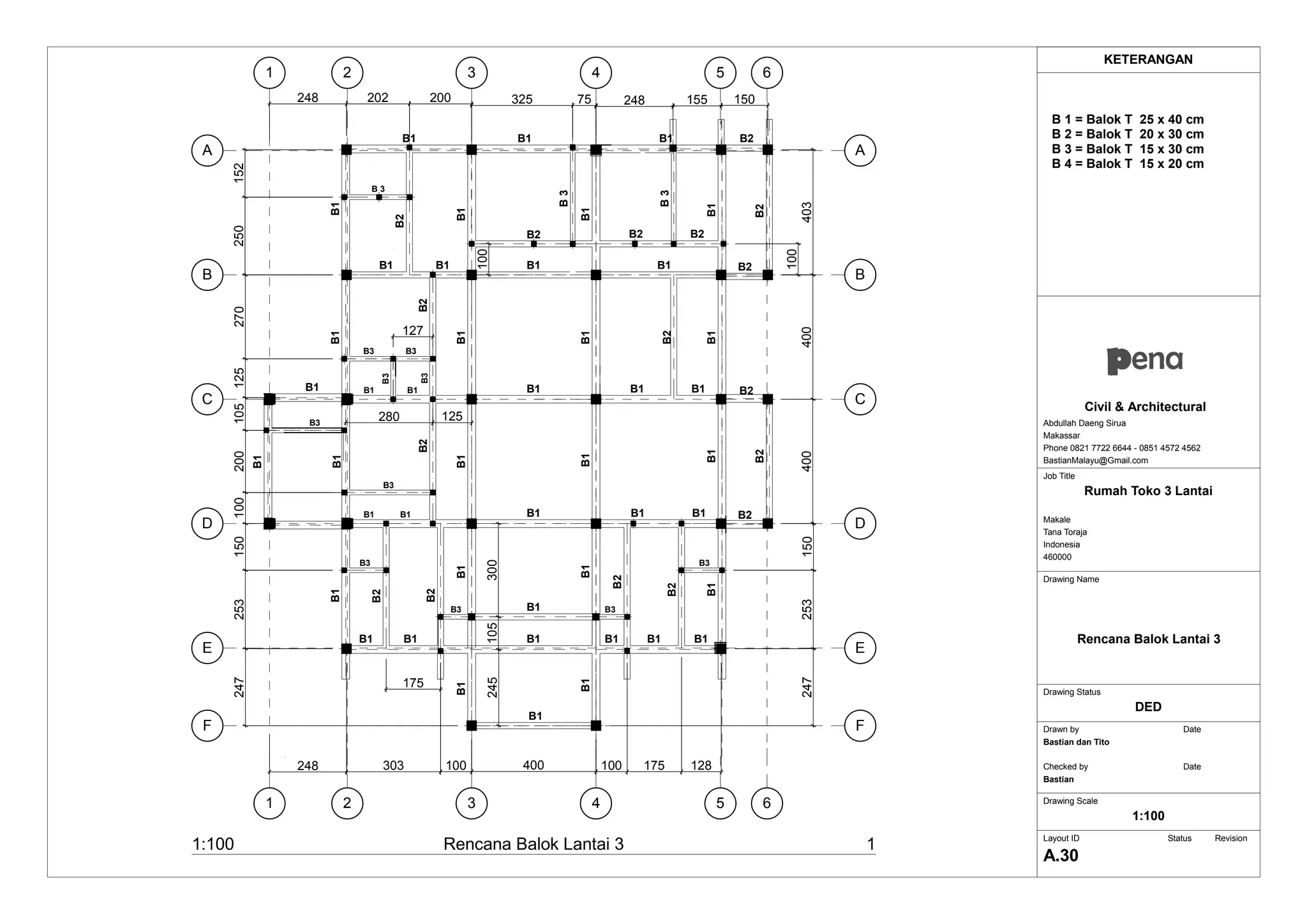 ded rumah 3 lantai | PDF
